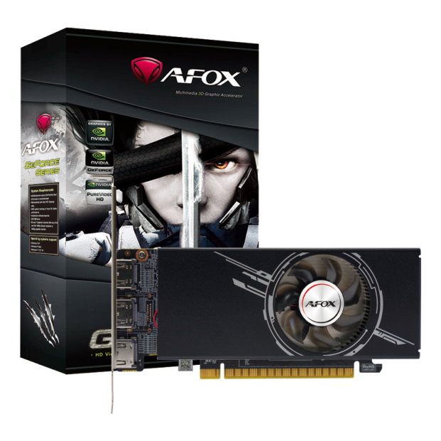 AFOX GTX 1050 Ti 4GB DDR5 LP Single Fan - Geforce GTX 10 Series - AFOX